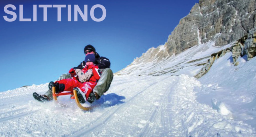Discese con slittino - Tre Cime Dolomiti